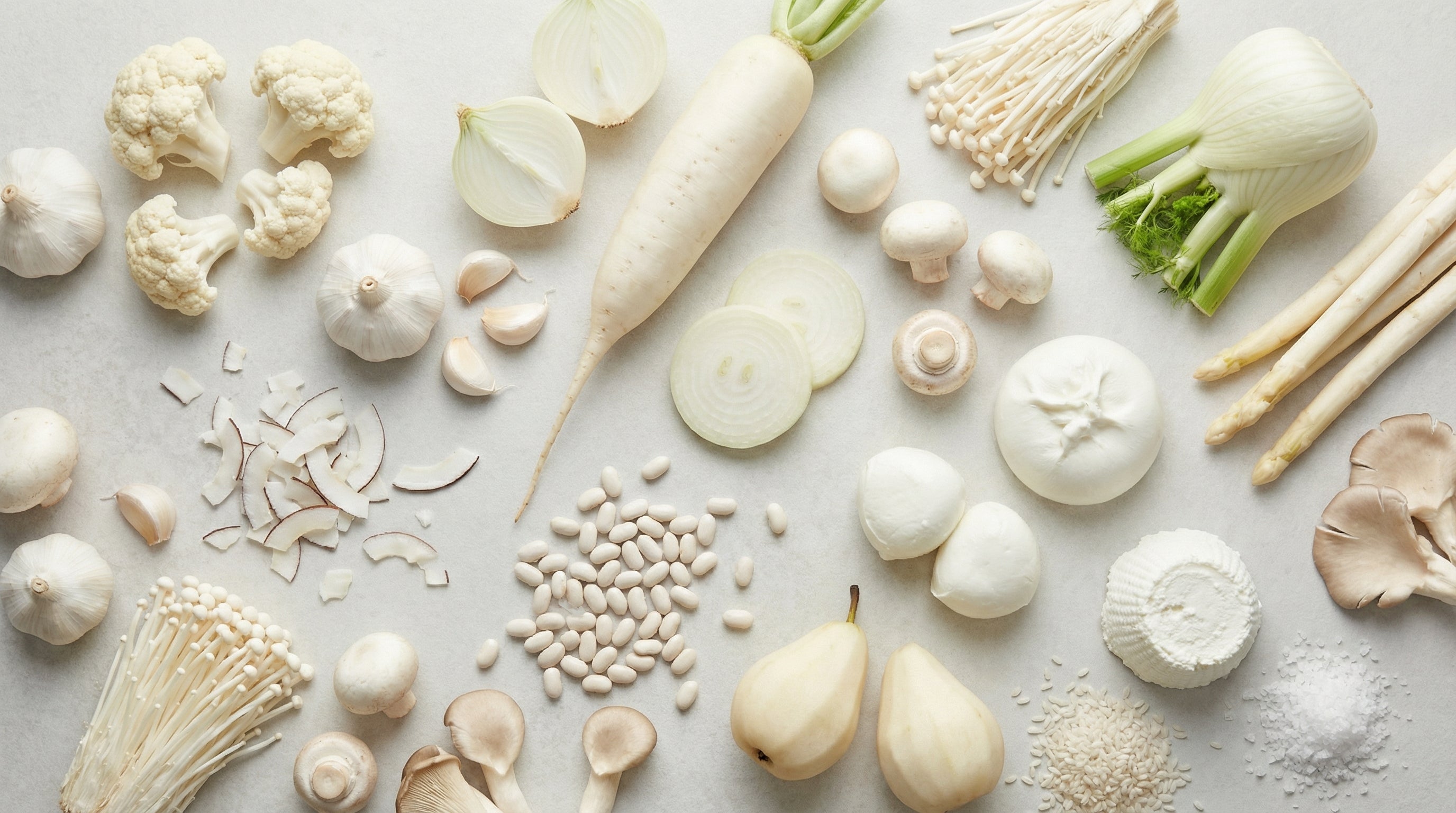 The Power of White Foods – COOK BY COLOR